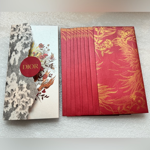 Dior | Accessories | Dior Red Envelopes | Poshmark
